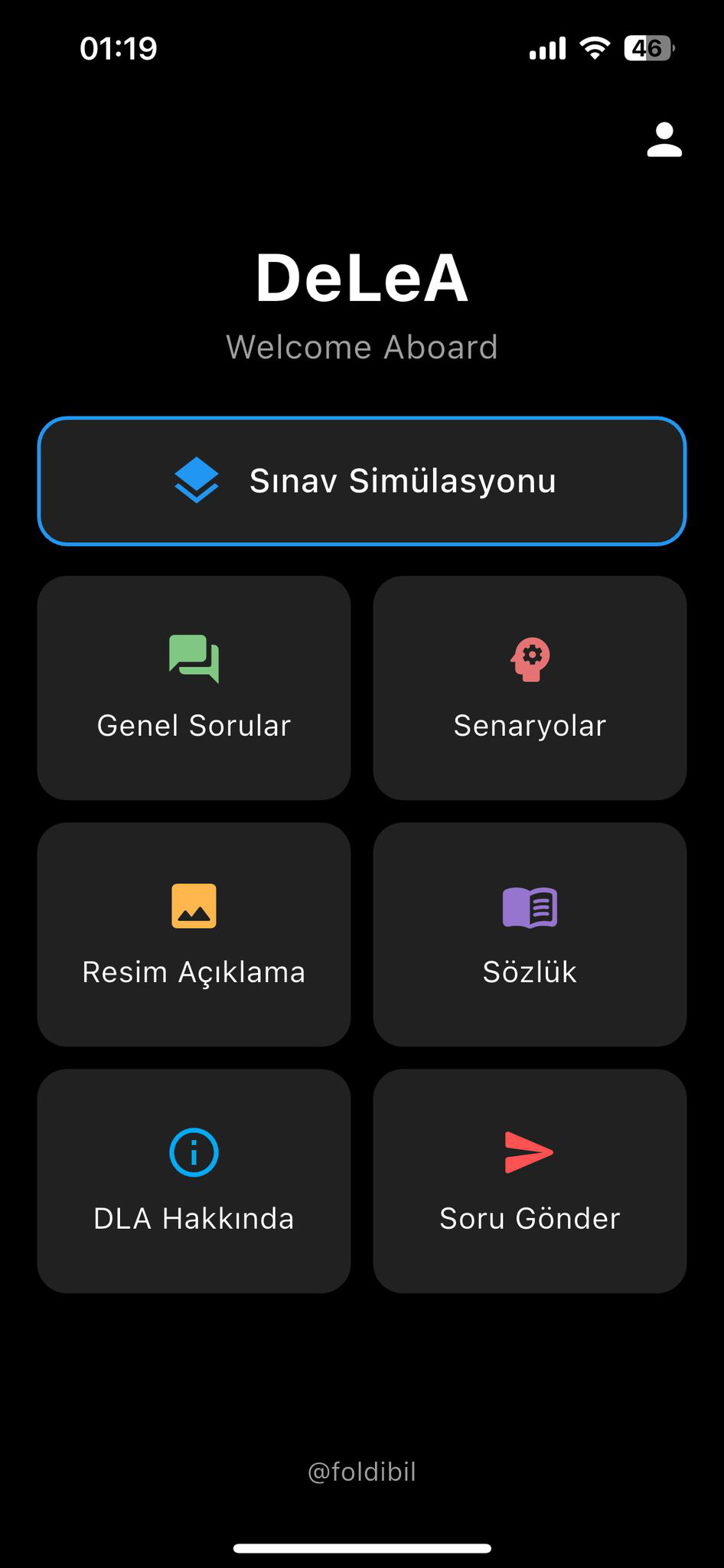 DeLeA - THY Kabin Memurları için DLA Sınav Hazırlık Uygulaması
